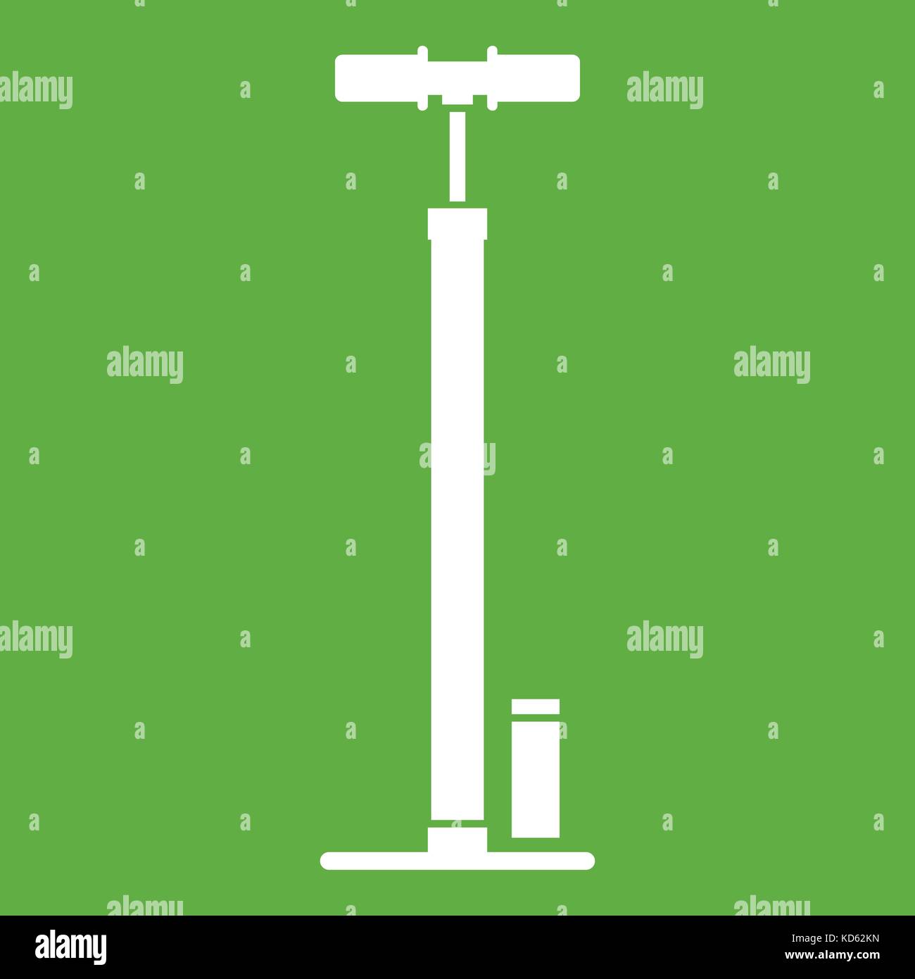 Bicycle pump icon green Stock Vector Image & Art - Alamy