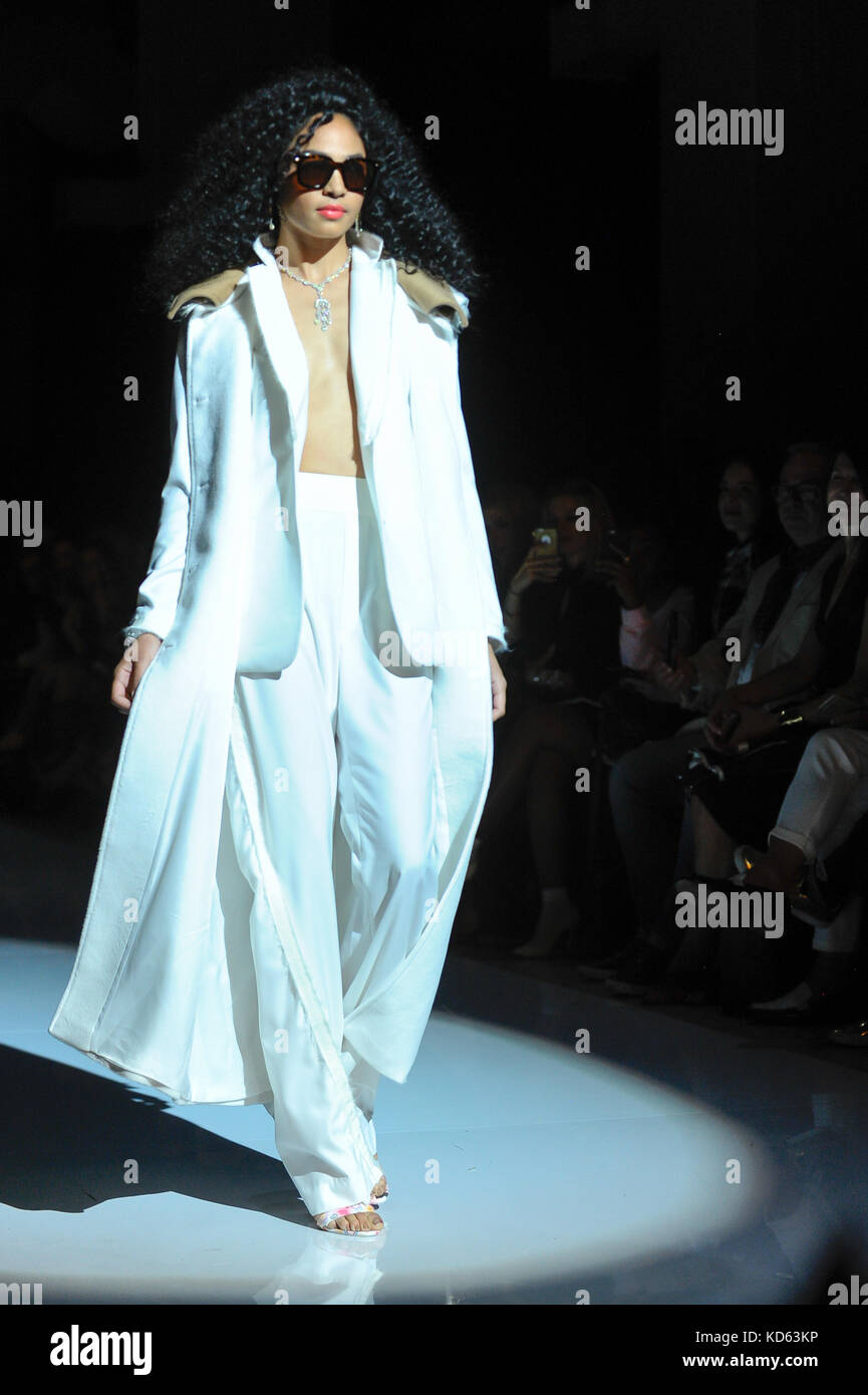 October 3, 2017. Toronto, Canada - Fashion models represent new ...