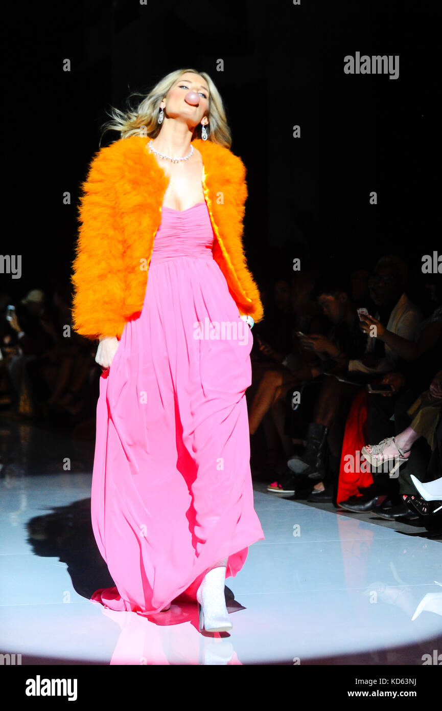 October 3, 2017. Toronto, Canada - Fashion models represent new ...