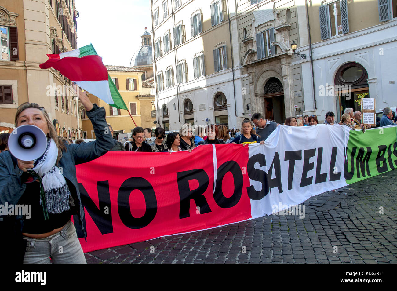 Rome, Italy. 10th Oct, 2017. Protests in front of the Chamber of ...