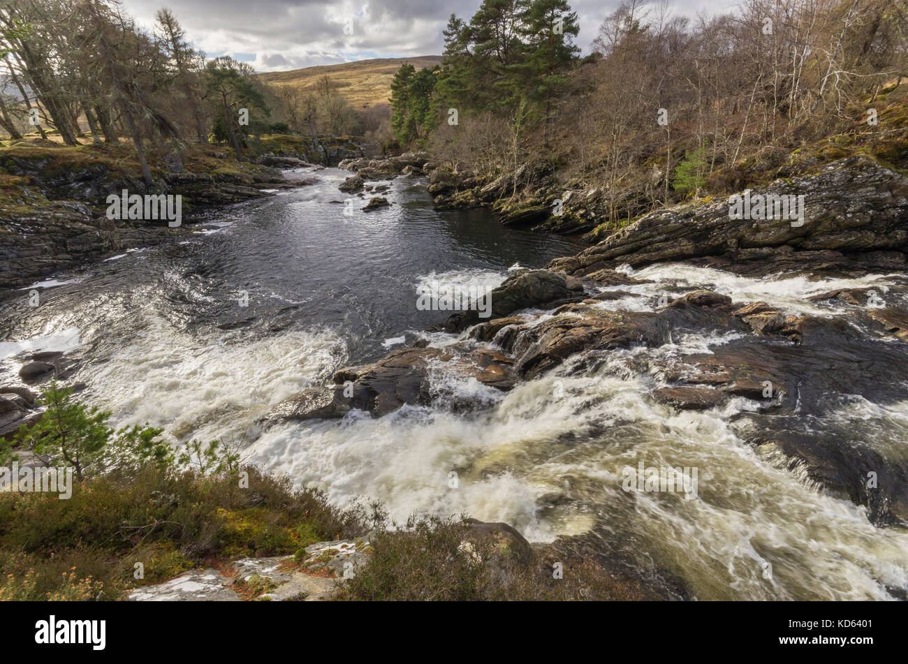 River cassley falls hi-res stock photography and images - Alamy