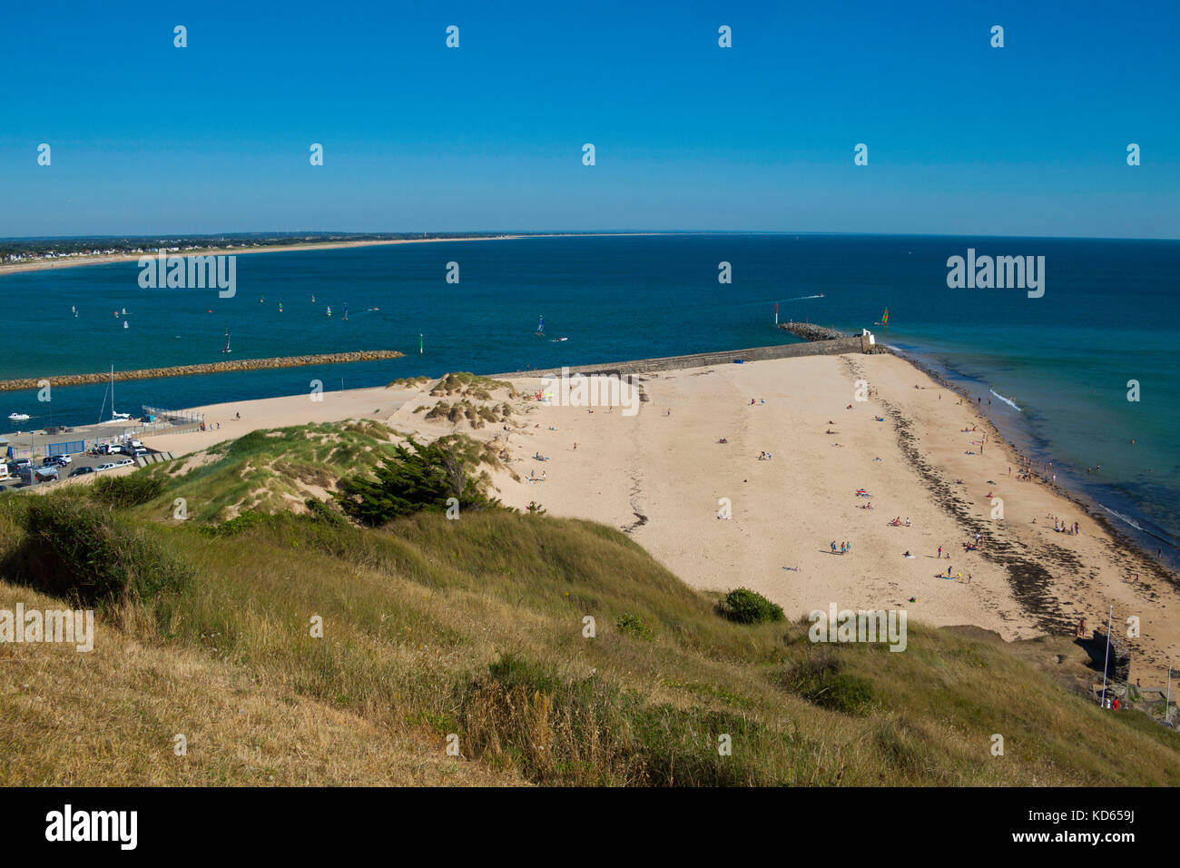 Barneville-Carteret (north-western France): beach (not available for ...