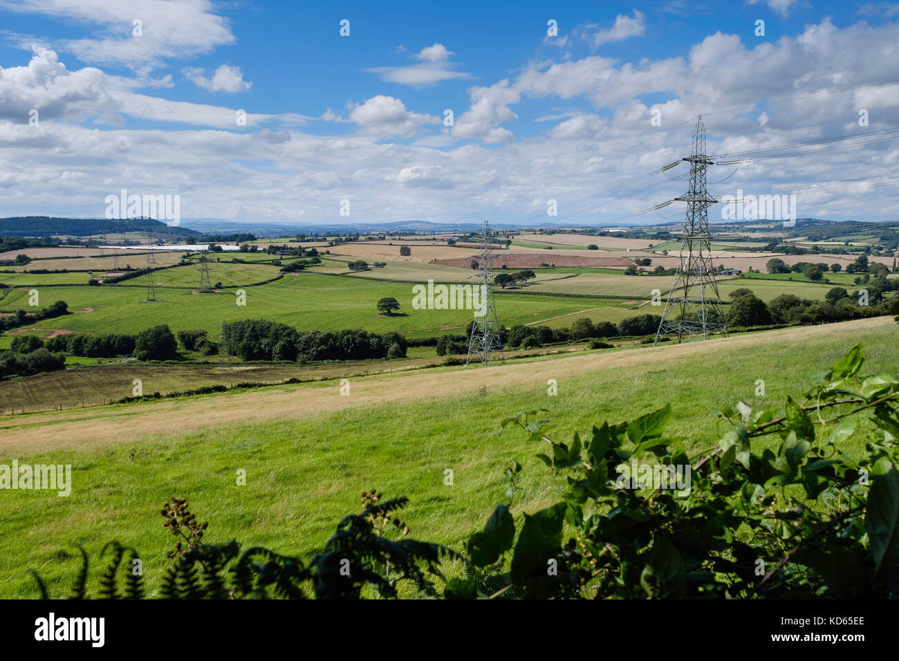 Power lines view hi-res stock photography and images - Alamy
