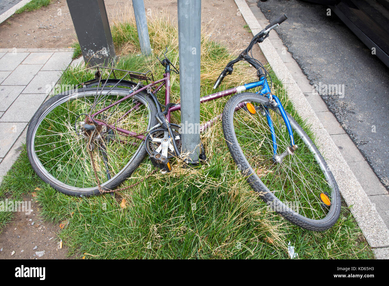 Destroyed bicycle track hi-res stock photography and images - Alamy