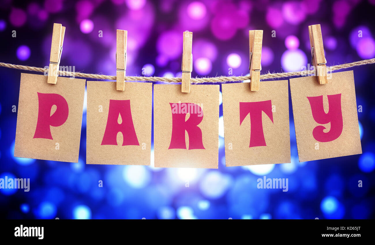 Annual party invitation hi-res stock photography and images - Alamy