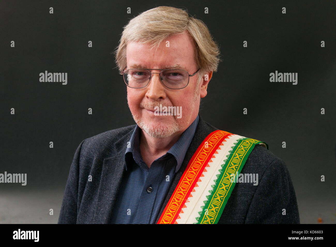 Scottish poet and academic Alan Riach attends a photocall during the ...