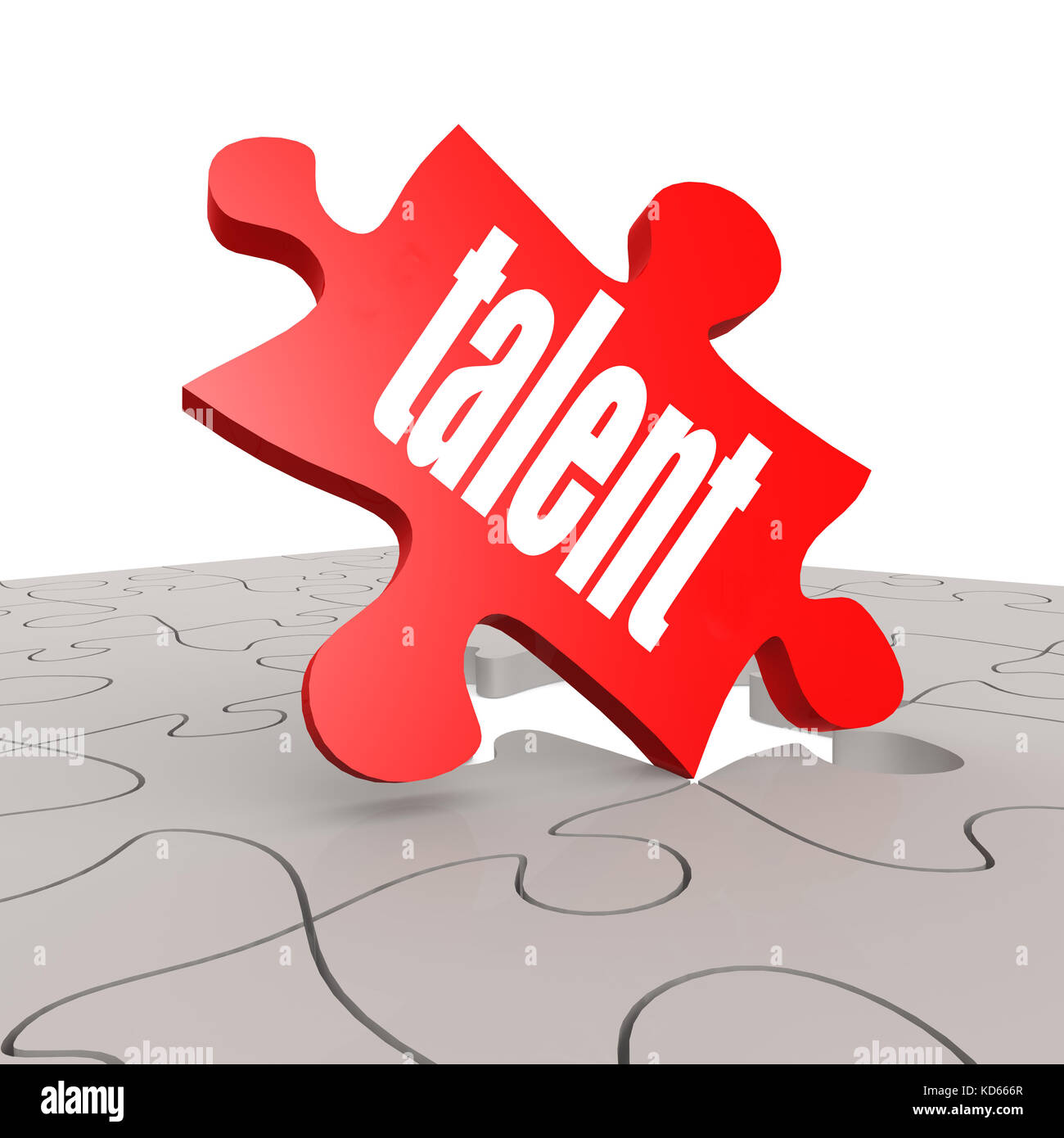 Talent word with puzzle background image with hi-res rendered artwork ...
