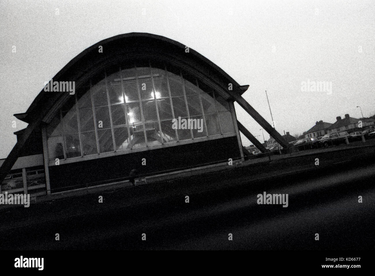 A rare black & white image showing the old now gone Lisburn Swimming ...