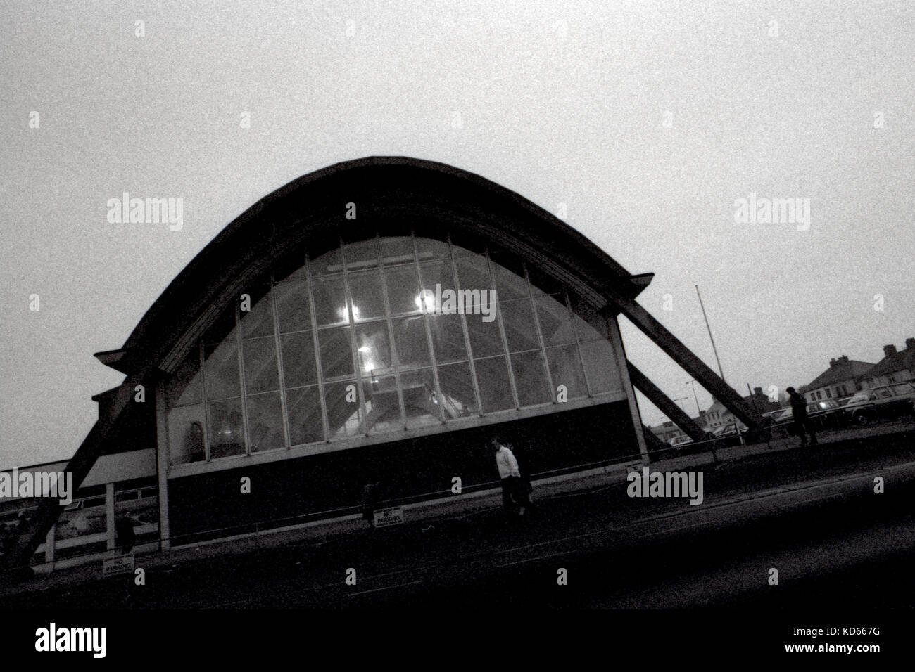 A rare black & white image showing the old now gone Lisburn Swimming ...