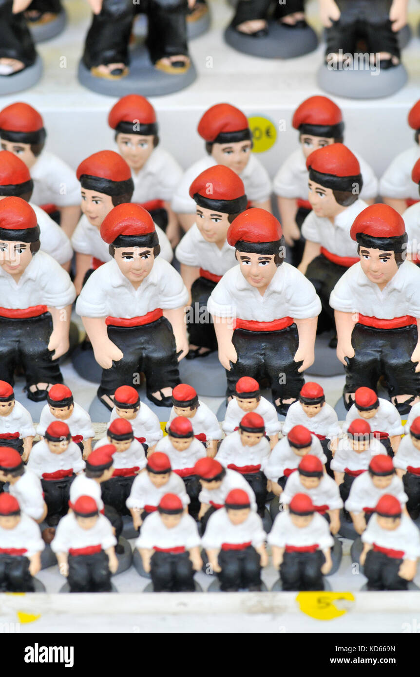 ´Caganers´, particular feature of modern nativity scenes at Santa ...