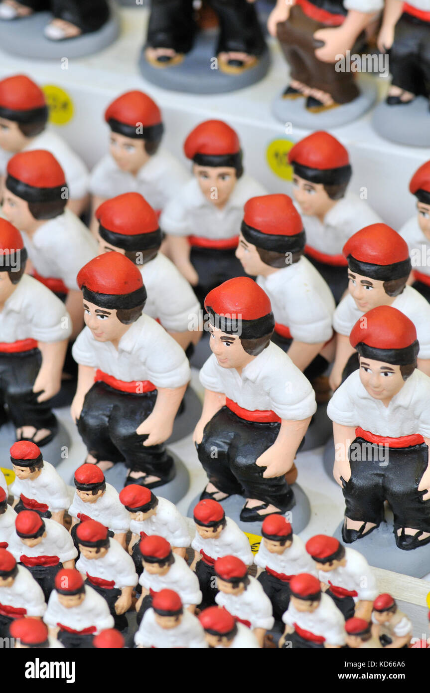 ´Caganers´, particular feature of modern nativity scenes at Santa ...