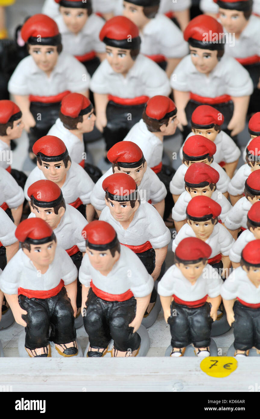 ´Caganers´, particular feature of modern nativity scenes at Santa ...