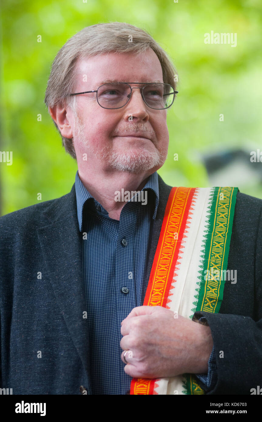 Scottish poet and academic Alan Riach attends a photocall during the ...