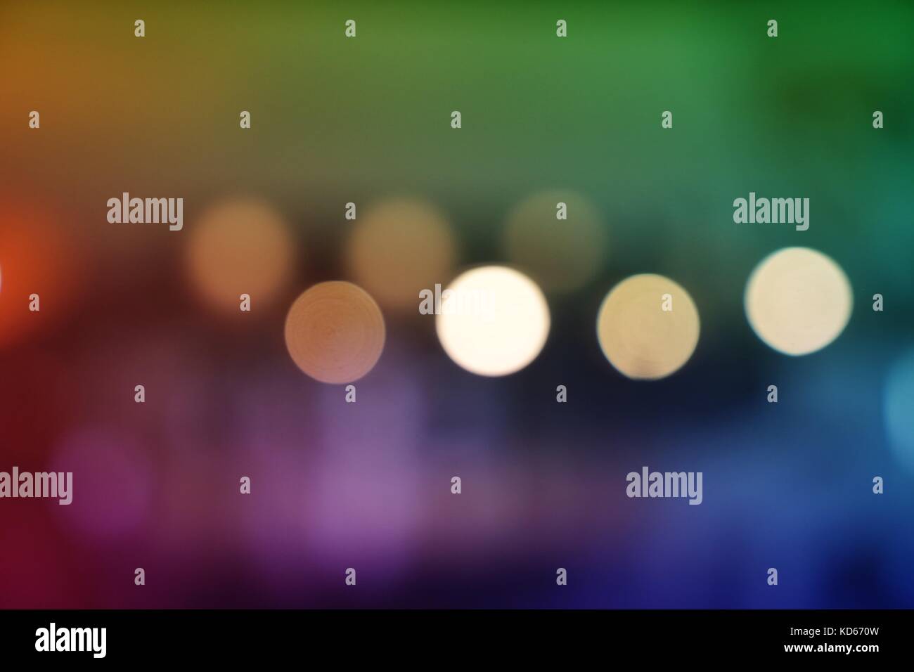 Beautiful multi color abstract blurred bokeh light Background Stock ...