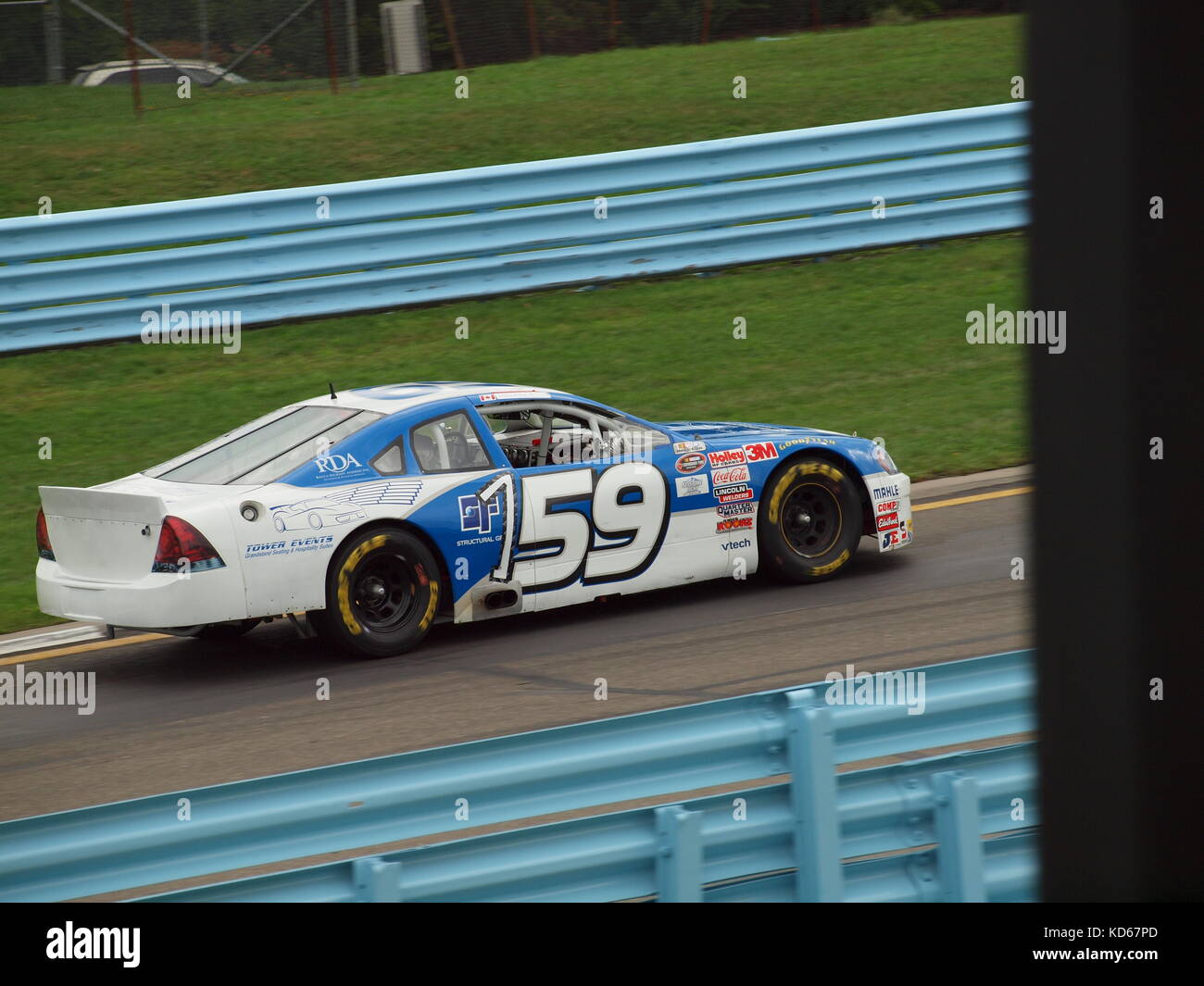 NASCAR stock car at vintage road race in New York state Stock Photo - Alamy