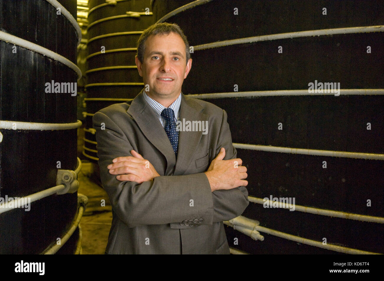 Martin Thatcher CEO of Thatchers Cider, Sandford, nr.Bristol Stock ...