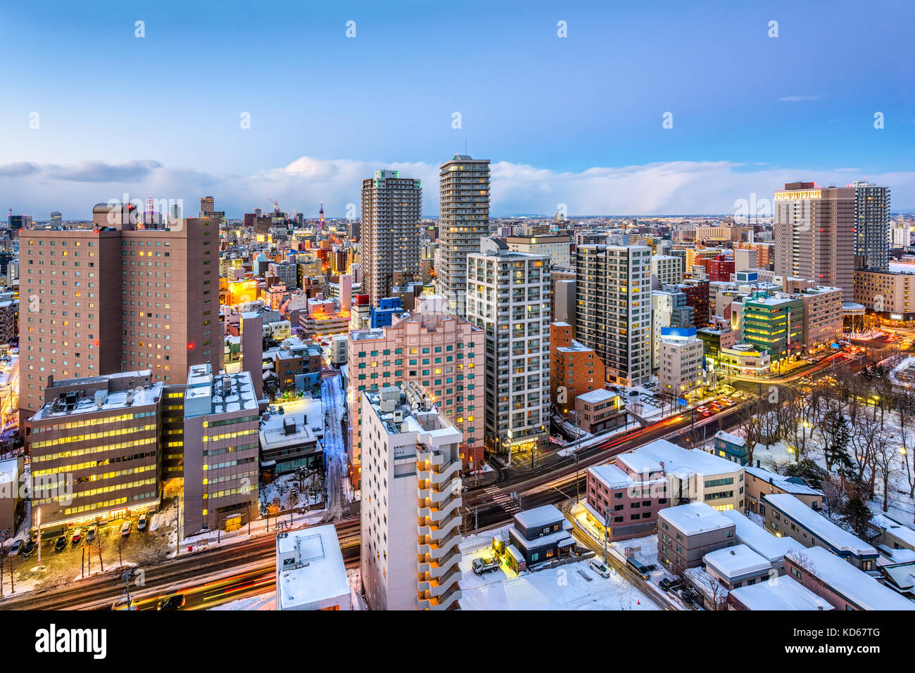 Downtown sapporo hi-res stock photography and images - Alamy