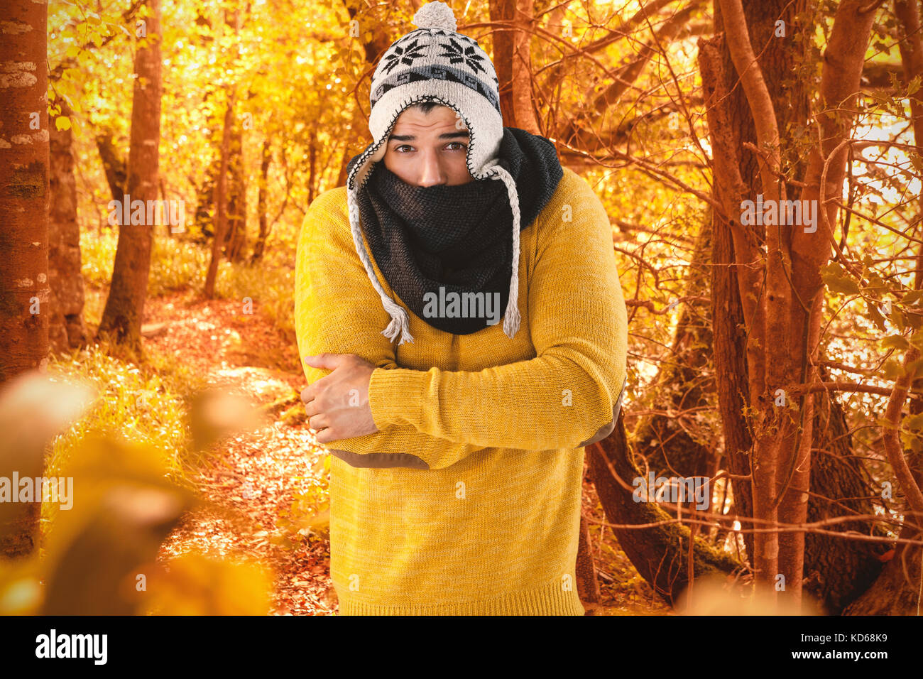 Feeling Cold Man High Resolution Stock Photography and Images - Alamy