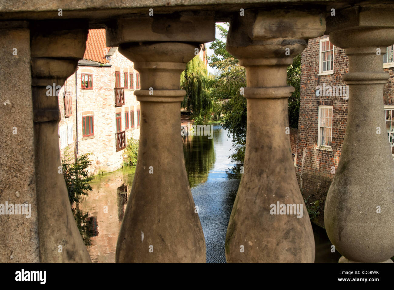 Foss Bridge over the River Foss,York,North Yorkshire,England,UK Stock ...