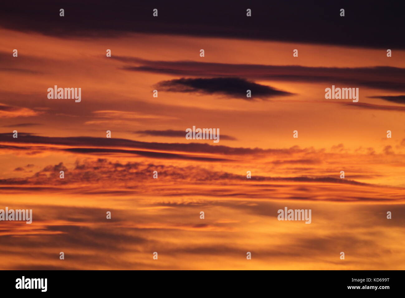 Cloudy colorful sunset sky Stock Photo - Alamy