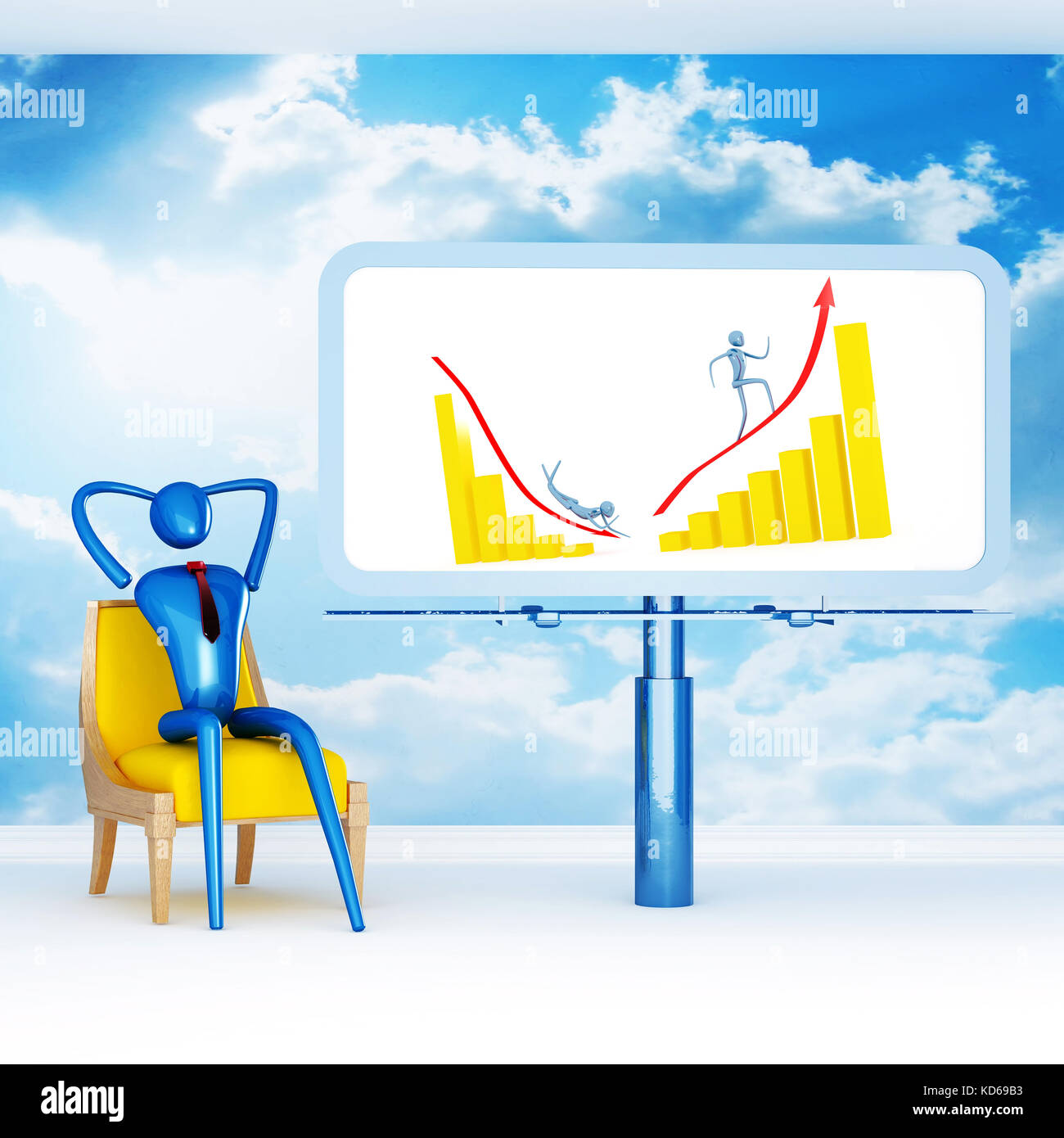 Bilboard men hi-res stock photography and images - Alamy