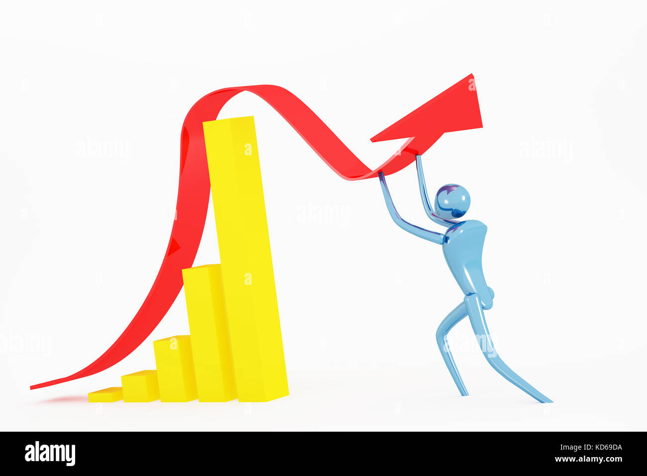 Upside down arrow Cut Out Stock Images & Pictures - Alamy