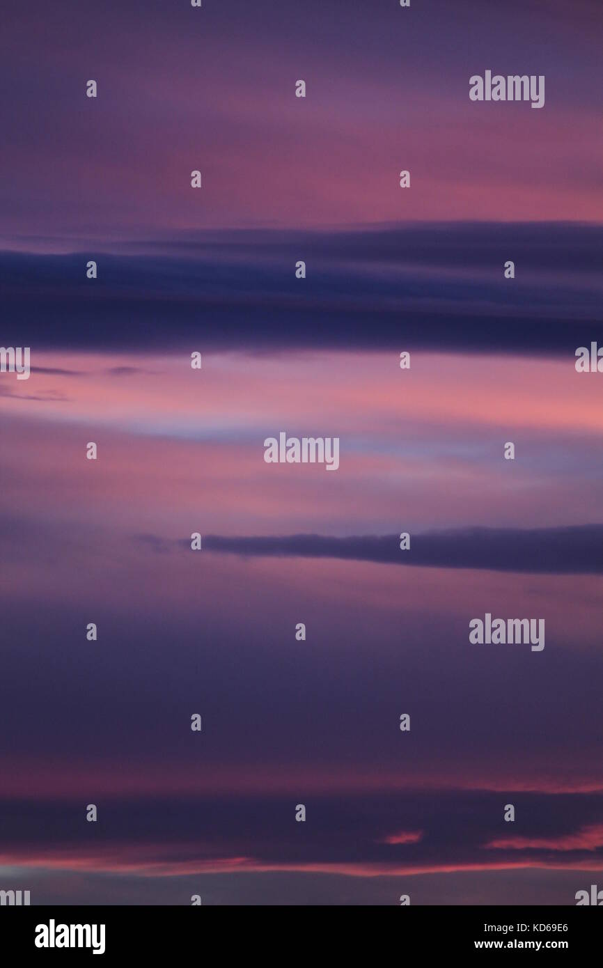 Cloudy colorful sunset sky Stock Photo - Alamy