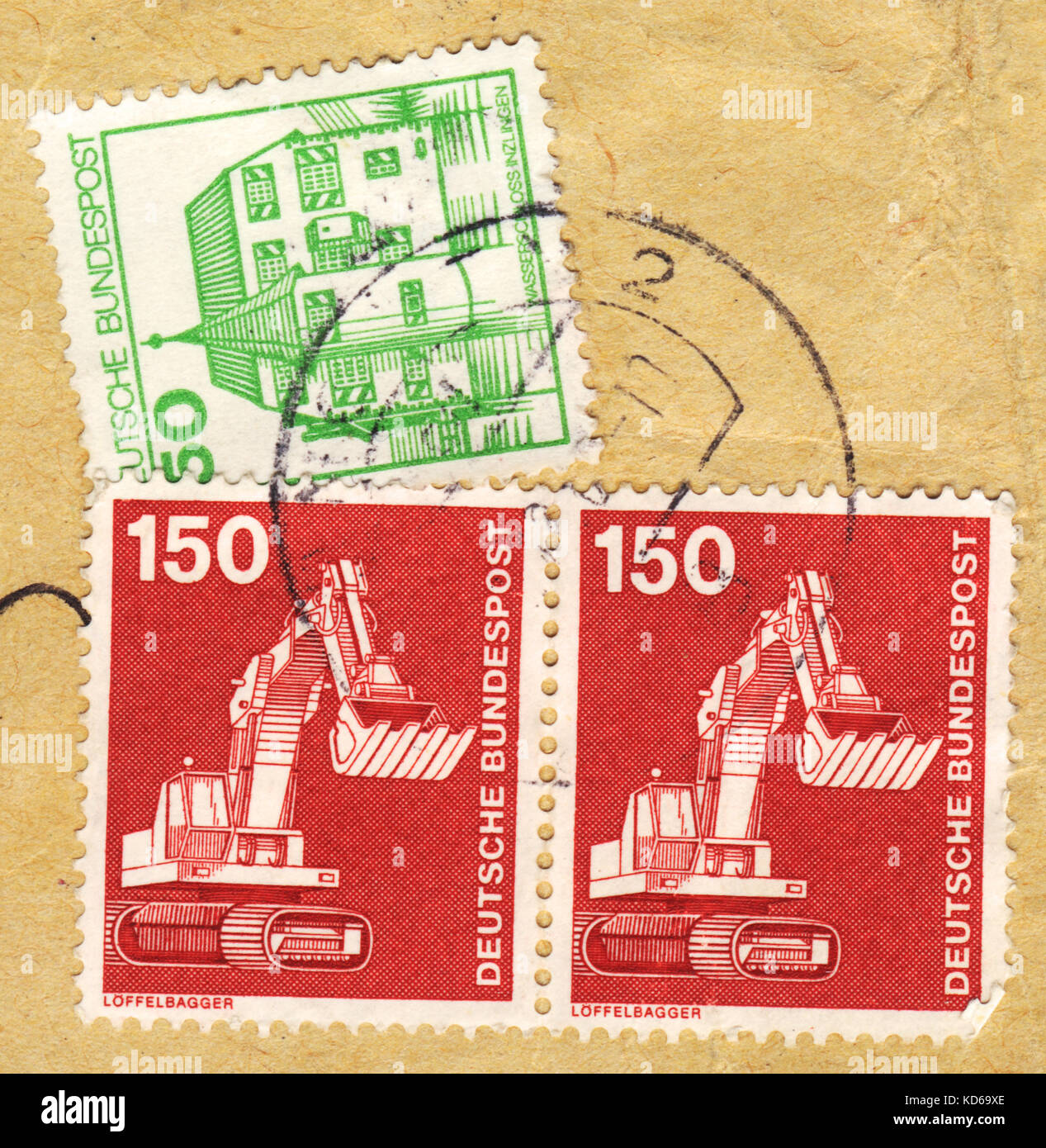 Deutsche bundespost stamp hi-res stock photography and images - Alamy