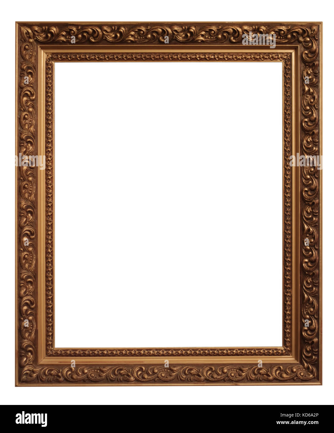picture frame isolated on a white Stock Photo - Alamy