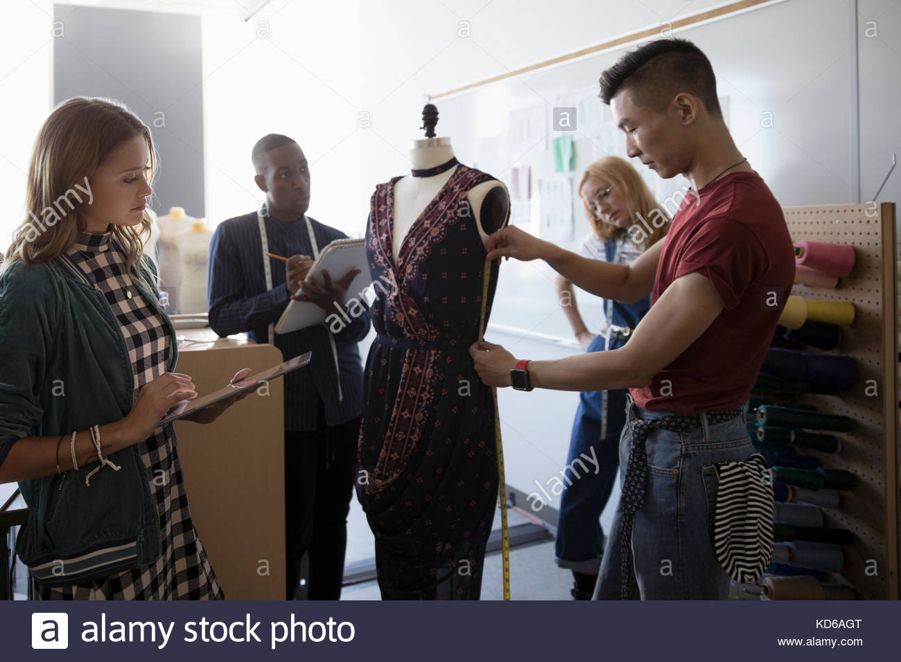 Woman education fashion model design hi-res stock photography and ...