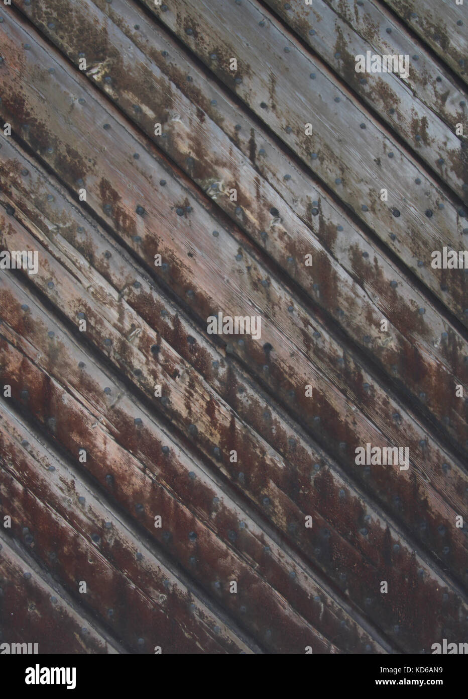 Old wooden gate with peeling paint and knotholes Stock Photo - Alamy