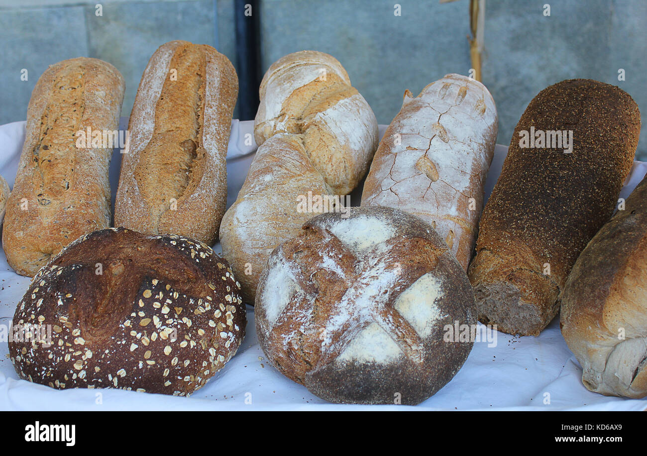 some forms of bread Stock Photo - Alamy