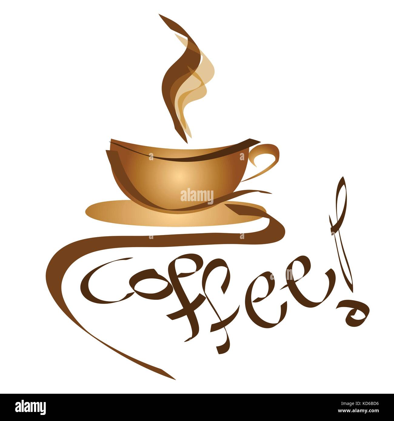 coffee sign - logo cup of coffee Stock Vector Image & Art - Alamy
