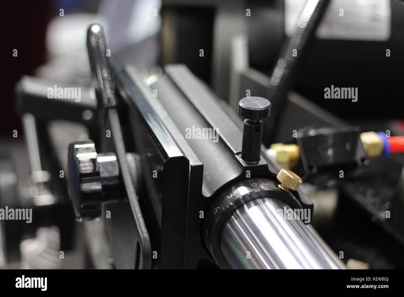 Close up part of a machine ; manufacturing process Stock Photo - Alamy