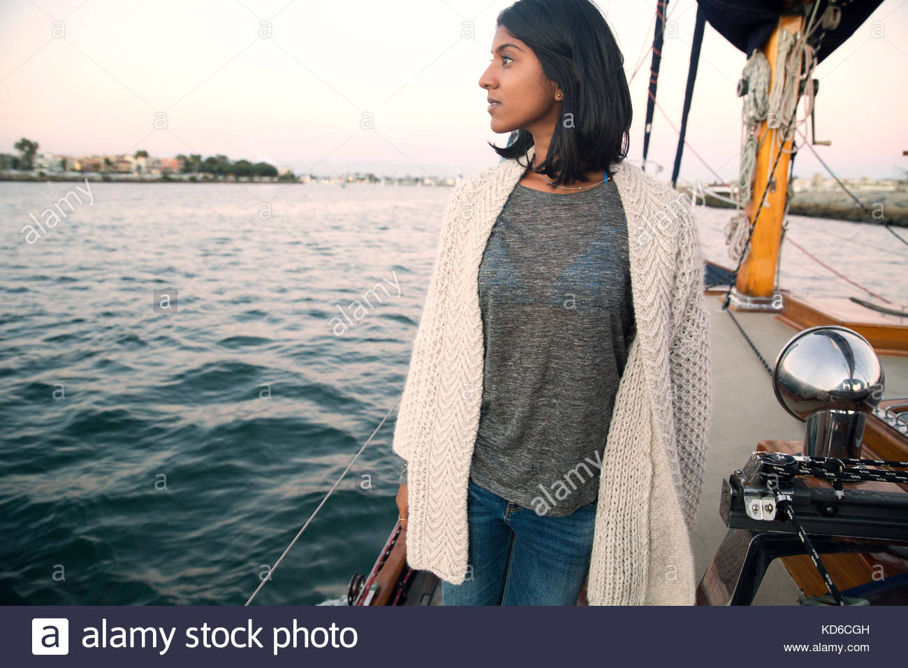 Sailing woman luxury hi-res stock photography and images - Alamy