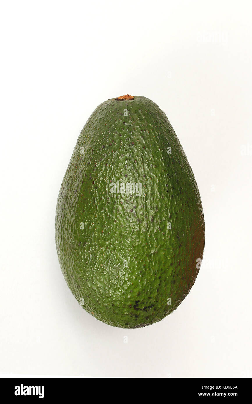 Fresh organic avocado fruit on white background Stock Photo - Alamy