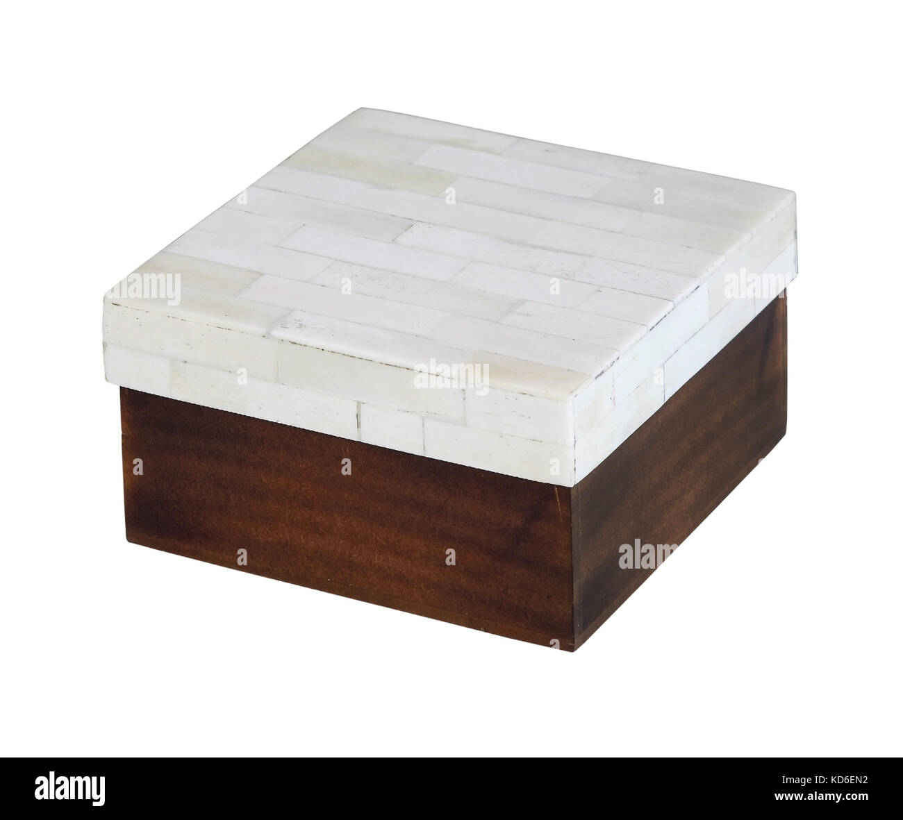 Closed decorative box isolated with clipping path included Stock Photo ...