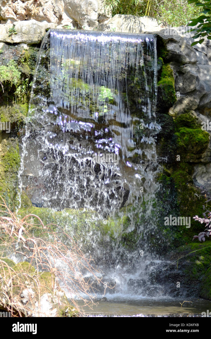 Picture of a cascade/waterfall while falling Stock Photo - Alamy