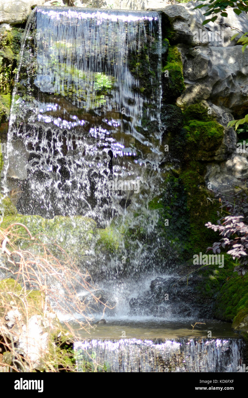 Picture of a cascade/waterfall while falling Stock Photo - Alamy