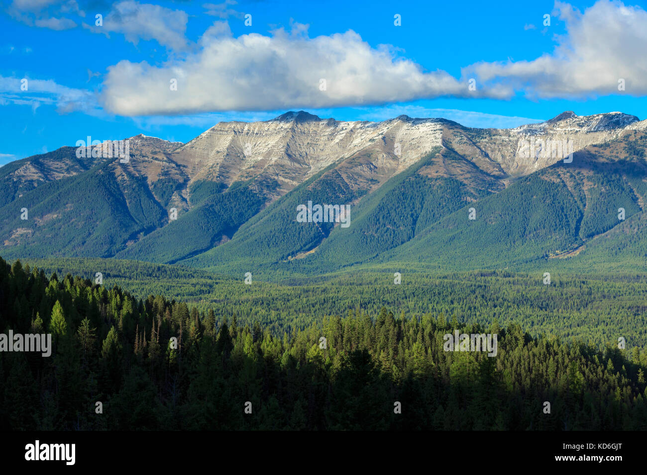 swan range above the upper clearwater river basin near seeley lake ...