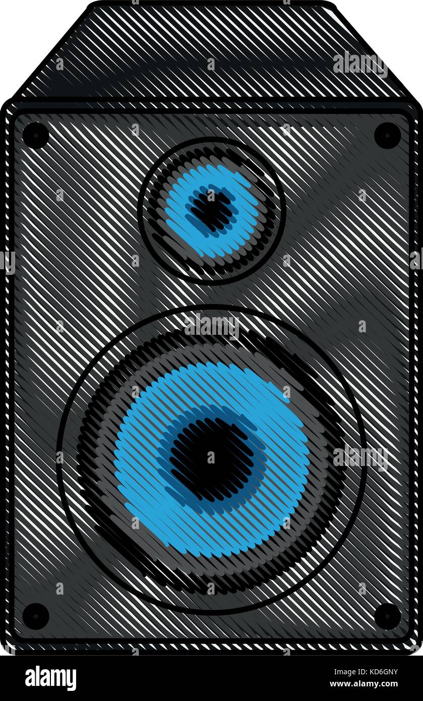 Music speaker with bass icon vector illustration graphic design Stock ...
