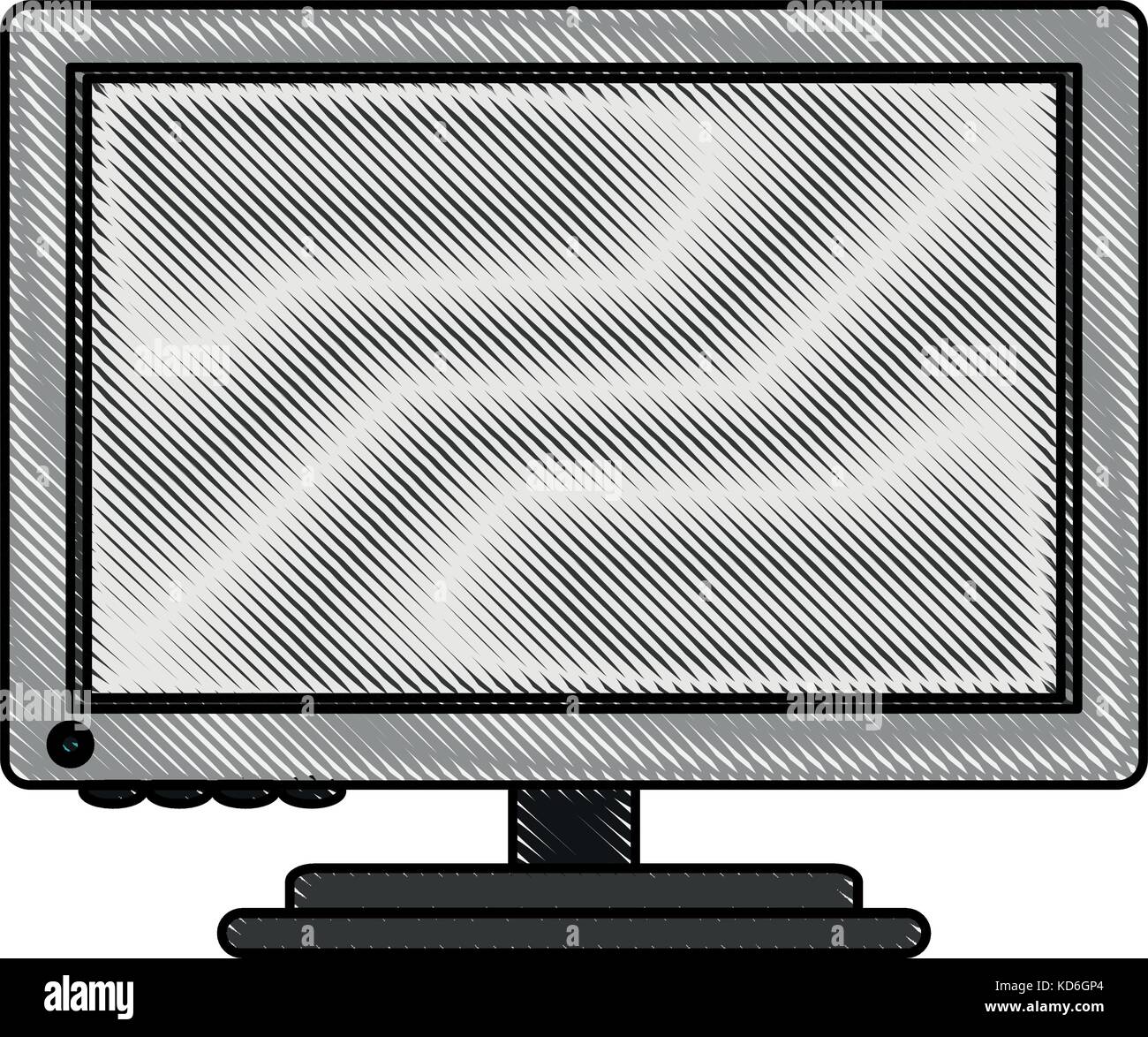 Computer screen monitor icon vector illustration graphic design Stock ...