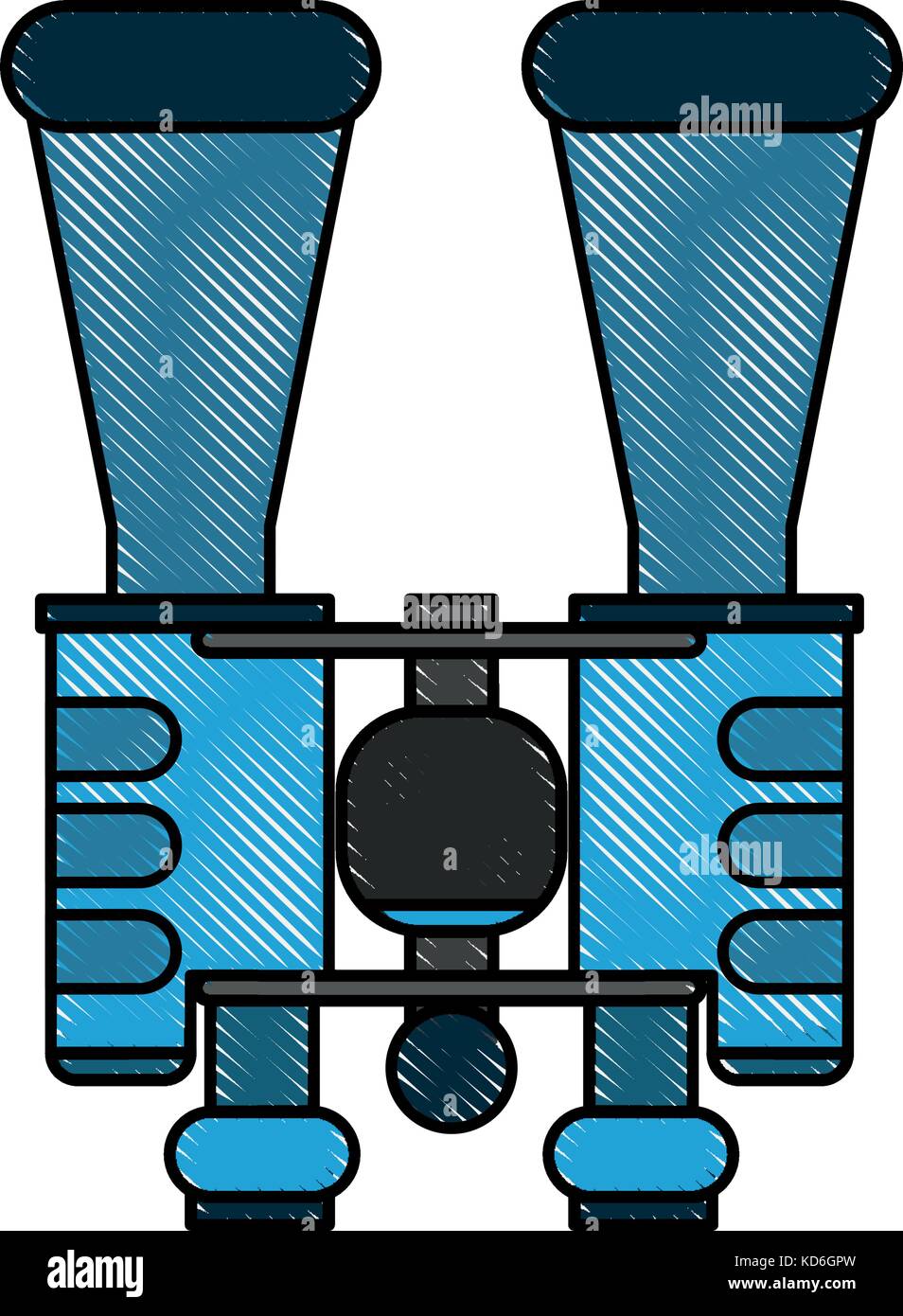 Binoculars spy tool icon vector illustration graphic design Stock ...