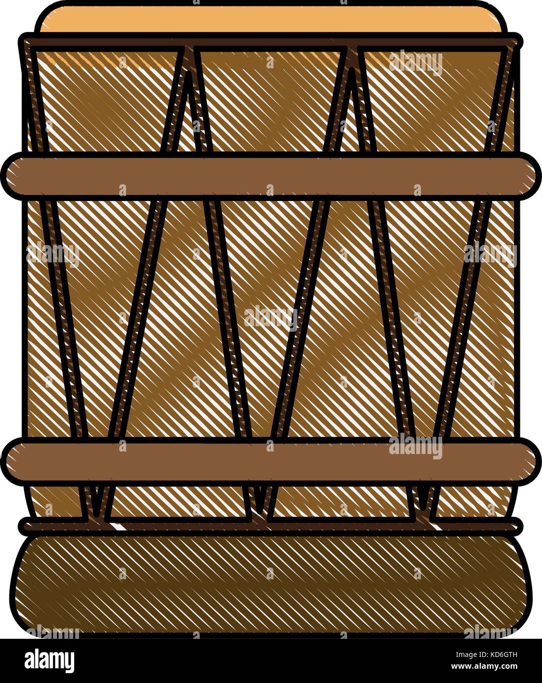 African drum instrument icon vector illustration graphic design Stock ...