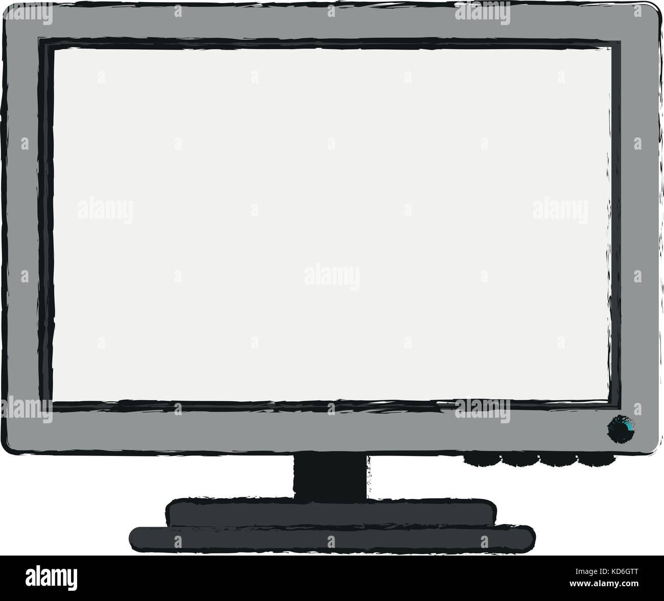 Computer screen monitor icon vector illustration graphic design Stock ...