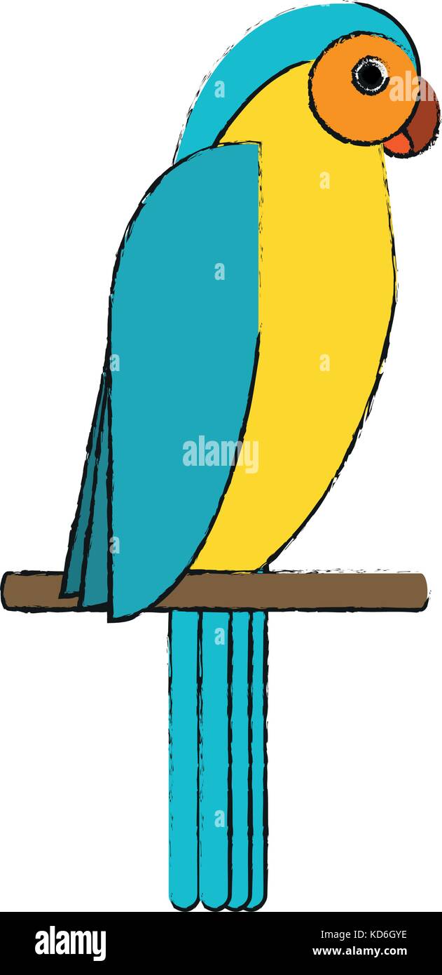 Parrot flock Stock Vector Images - Alamy