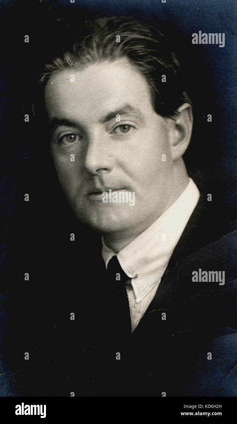 Hamilton Harty portrait. Irish conductor and composer (1879-1941 Stock ...