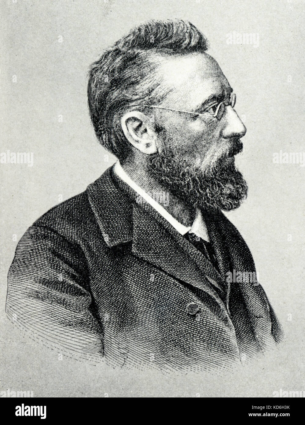 Joseph Viktor Widmann Swiss writer and journalist (1842-1911), friend ...