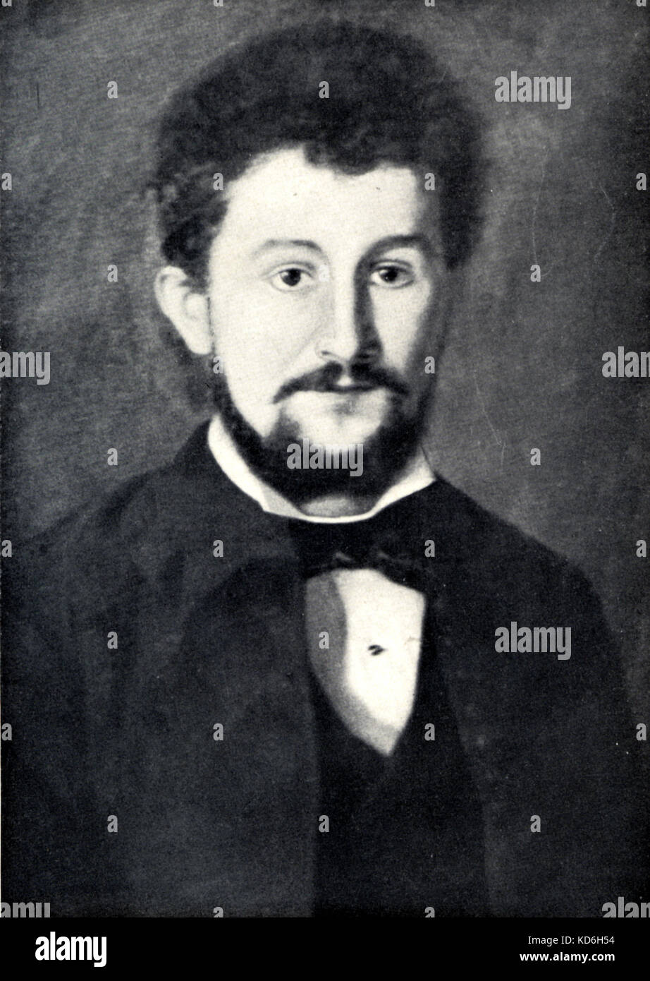 Leos Janacek portrait, 1882. Czech composer (1854-1928 Stock Photo - Alamy