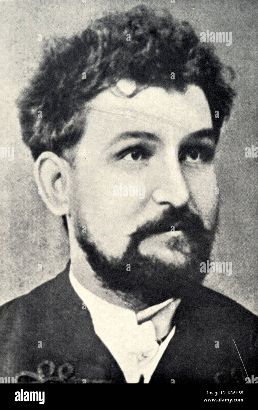 Leos Janacek portrait, 1879. Czech composer (1854-1928 Stock Photo - Alamy